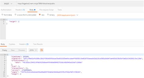 Test Nem Api Using Postman Technical Discussion Nem Forum