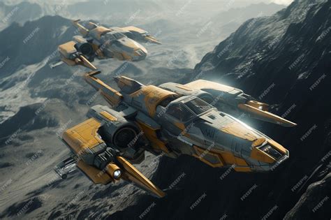 Premium Photo Space Fighter Pilots In Action