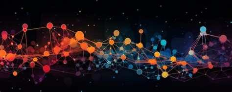 Premium Ai Image A Illustration Of A Data Transfer Concept With Interconnected Nodes