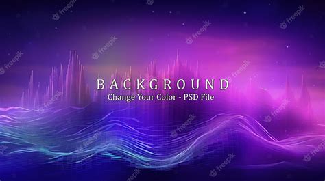 Premium Psd Futuristic Presentation Template Data Analysis Concept Generative Ai