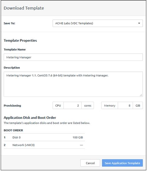 Set Up The Metering Manager Thinkagile Cp Lenovo Docs