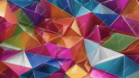 Premium Photo Triangulation Shapes Triangles Mosaic With Geometry