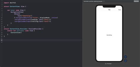 Swift Swiftui Why Only One Navigationbaritems Is Shown Stack