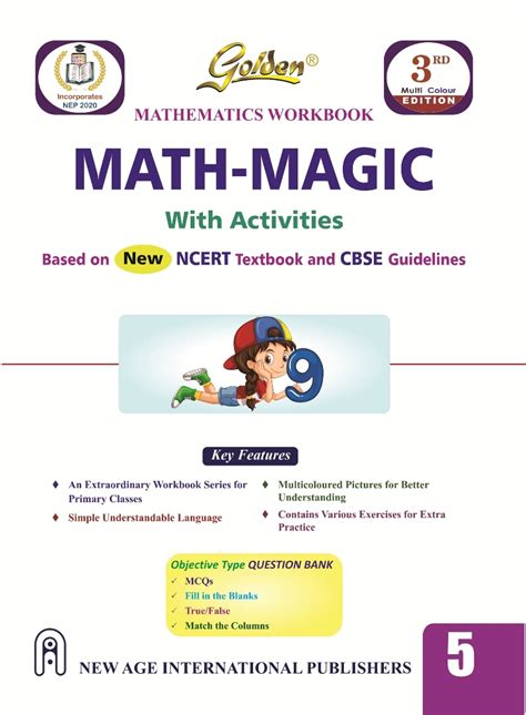 Golden Mathematics Workbook Math Magic With Activities Based On Ncert Textbook For Class 5
