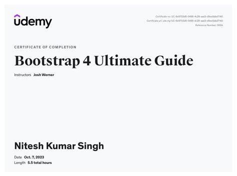 Completed Bootstrap 4 Guide With Josh Werner Nitesh Singh Posted On The Topic Linkedin