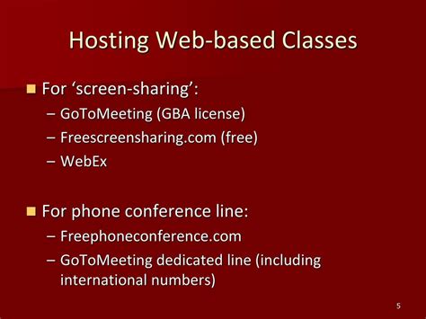 Web Meetings And Phone Conferencing Ppt Download