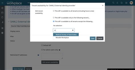 Multi Tenancy Authentication MoodleDocs