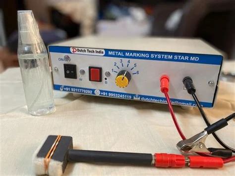 Electro Chemical Metal Etching Marking Machine At ₹ 4999 Unit Geeta Colony New Delhi Id