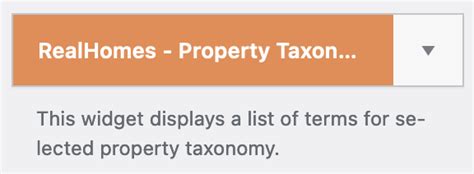 property taxonomy terms realhomes documentation