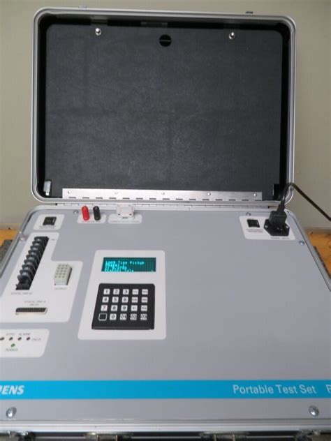 Siemens Pts 5 Secondary Injection Test Set Static Trip Pn16 Bullseye