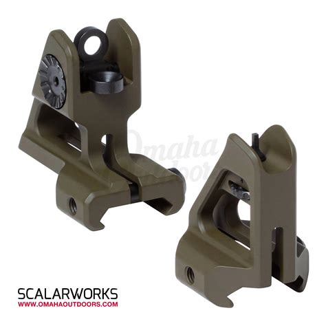 SCALARWORKS PEAK 01 Fixed Sight Set OD Green