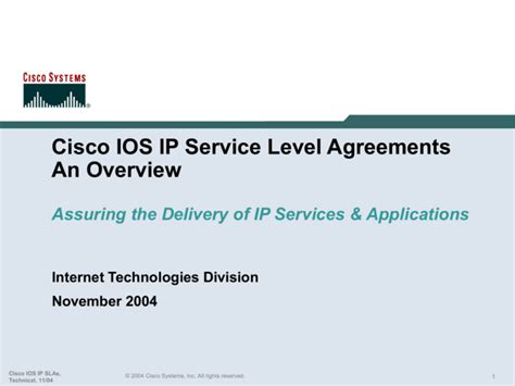 Cisco Ip Slas