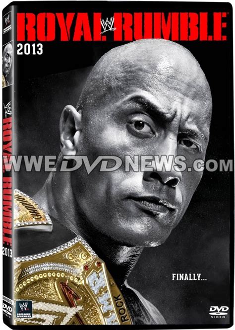 Exclusive Wwe Royal Rumble 2013 Dvd And Blu Ray Cover Featuring The Rock