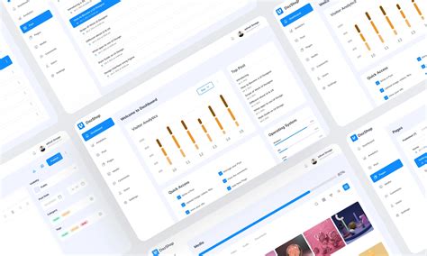 CMS Web App UI Kit free figma template for Dashboard/UI Kits