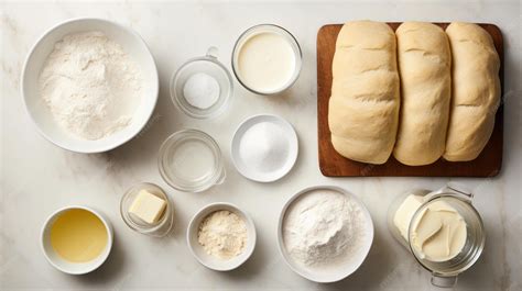 Premium Ai Image Mise En Place Style Photo From Above Of Ingredients