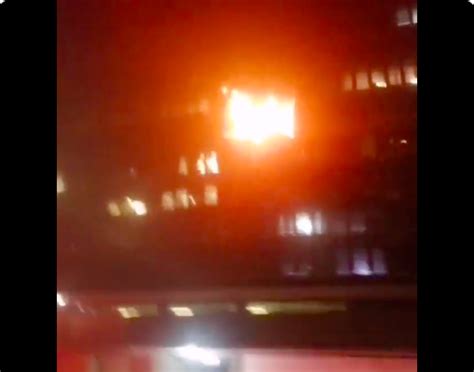 Watch Fire Hits Correctional Services Hq