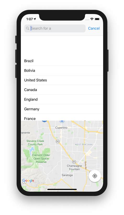 Ios Typing On Search Bar Breaks Layout Stack Overflow