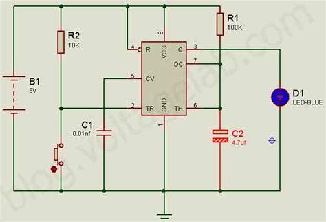 সহজই বনয ফলন Monostable Multivibrator Circuit VoltageLab