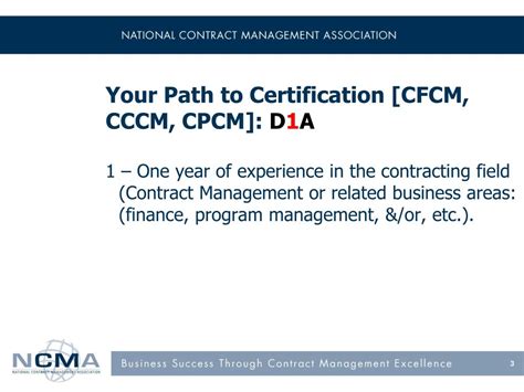 Ppt Your Path To Certification [cfcm Cccm Cpcm] D1a Powerpoint Presentation Id 4307454