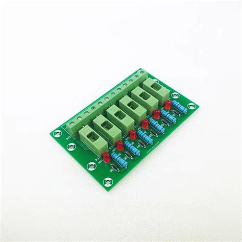 Fuse Module 6 Position Fuse Panel Mount Power Distribution Module Board