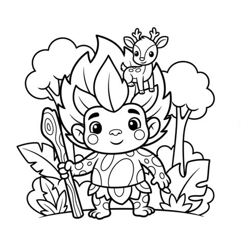 Curupira Para Colorir Desenhos Para Colorir