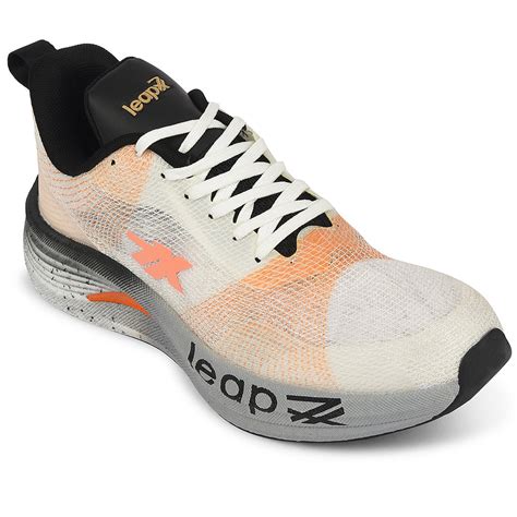 Buy Leap7x White Sports Lacing Running Shoes For Men Xlm 08 By Liberty