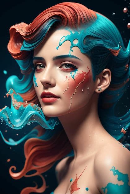 Premium Ai Image Digital Art Of Sexy Woman In Realistic Style With
