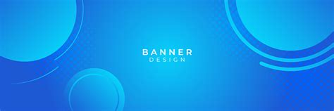 기하학적 배경이있는 파란색 웹 배너 파란색 기술 그라데이션 색상과 추상적 기하학적 배경이있는 수평 프로모션 배너 헤더 디자인 생생한 쿠폰 템플릿 0명에 대한 스톡 벡터 아트