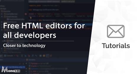 Free HTML Editors