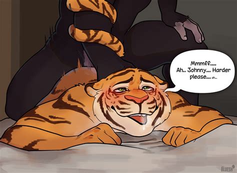 Rule 34 Anthro Ape Bed Bluesh Dialogue Duo Felid Furniture Haplorhine