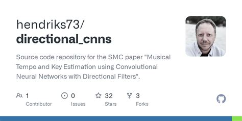 Github Hendriks73 Directional Cnns Source Code Repository For The Smc Paper Musical Tempo