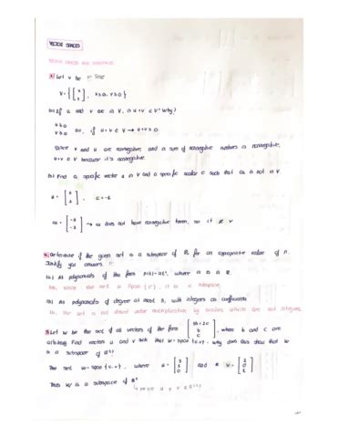 Vector Spaces Pdf