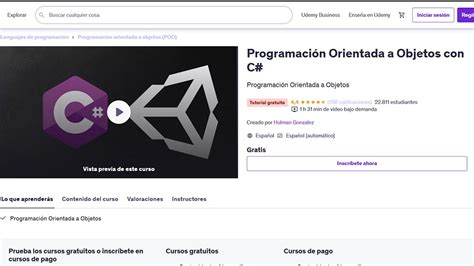 Quieres aprender a programar este curso GRATIS de C te enseña Programación Orientada a Objetos