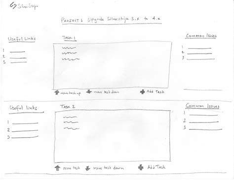 Wireframe For Potential Project Tasks General Silverstripe Cms Forum