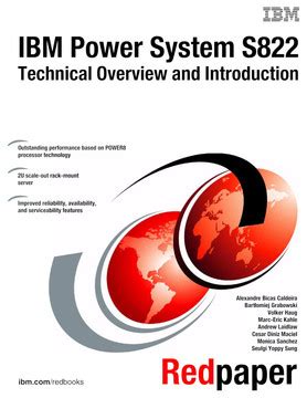 Back Cover IBM Power System S822 Technical Overview And Introduction Book