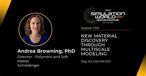Ansys Materials On Linkedin Simulation World Ansys Virtual Conference