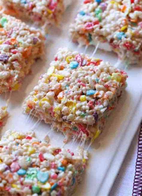 My most favorite krispie treat recipe includes the perfect amount of marshmallow and fruity ...