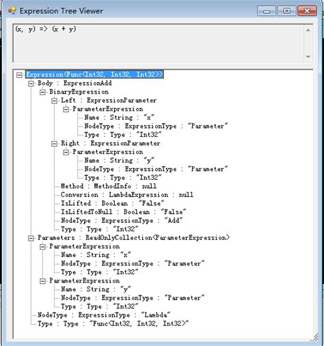 c expression表达式树学习笔记 expression