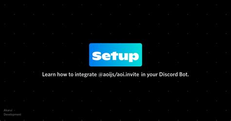 Setup Aoijs — Documentation