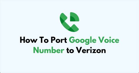 How To Port Google Voice Number To Verizon NetworkBuildz