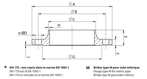 Bride à Collerette à Souder En 1092 1 Type 11 B Acier S235jr Pn10