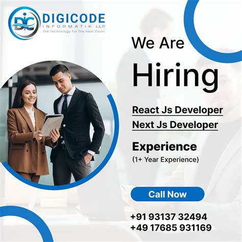 Digicode Informatik Llp On Linkedin Hiring Hiringdevelopers Reactjs