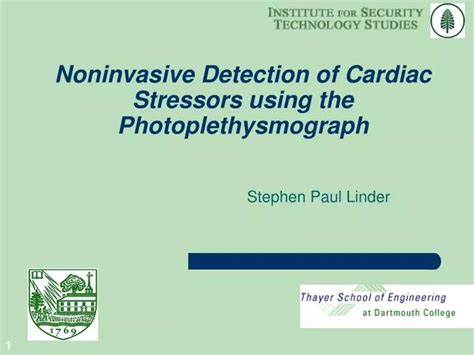 Ppt Noninvasive Detection Of Cardiac Stressors Using The Photoplethysmograph Powerpoint