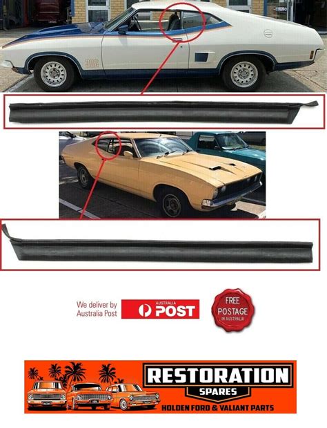 XA XB XC COUPE LEFT RIGHT HAND SIDE DOOR GLASS DIVIDER SEAL Restoration Spares