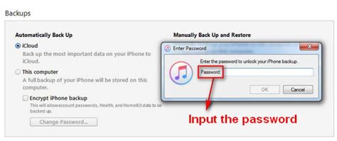 Turn Off Backup File Encryption Itunes Withwithout Password