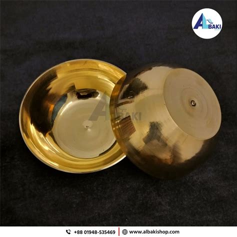 পিতলের প্লেইন বাটি ৫ ইঞ্চি Albaki Shop