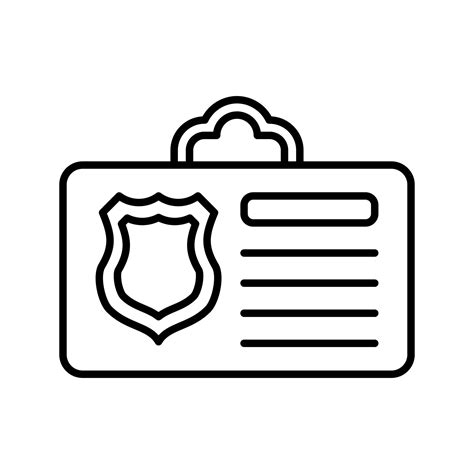 Id Card Vector Icon 14485428 Vector Art At Vecteezy
