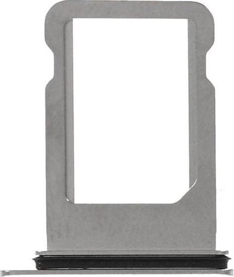 IPhone 11 Simkaart Houder Zilver Sim Card Tray Silver Dubbel Bol