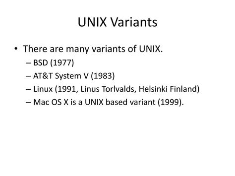 Ppt Unix Linux Powerpoint Presentation Free Download Id 6751856