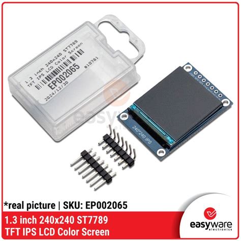 1 3 Inch 240x240 St7789 Tft Ips Lcd Color Screen Dengan Antarmuka Spi Toko Online Easyware